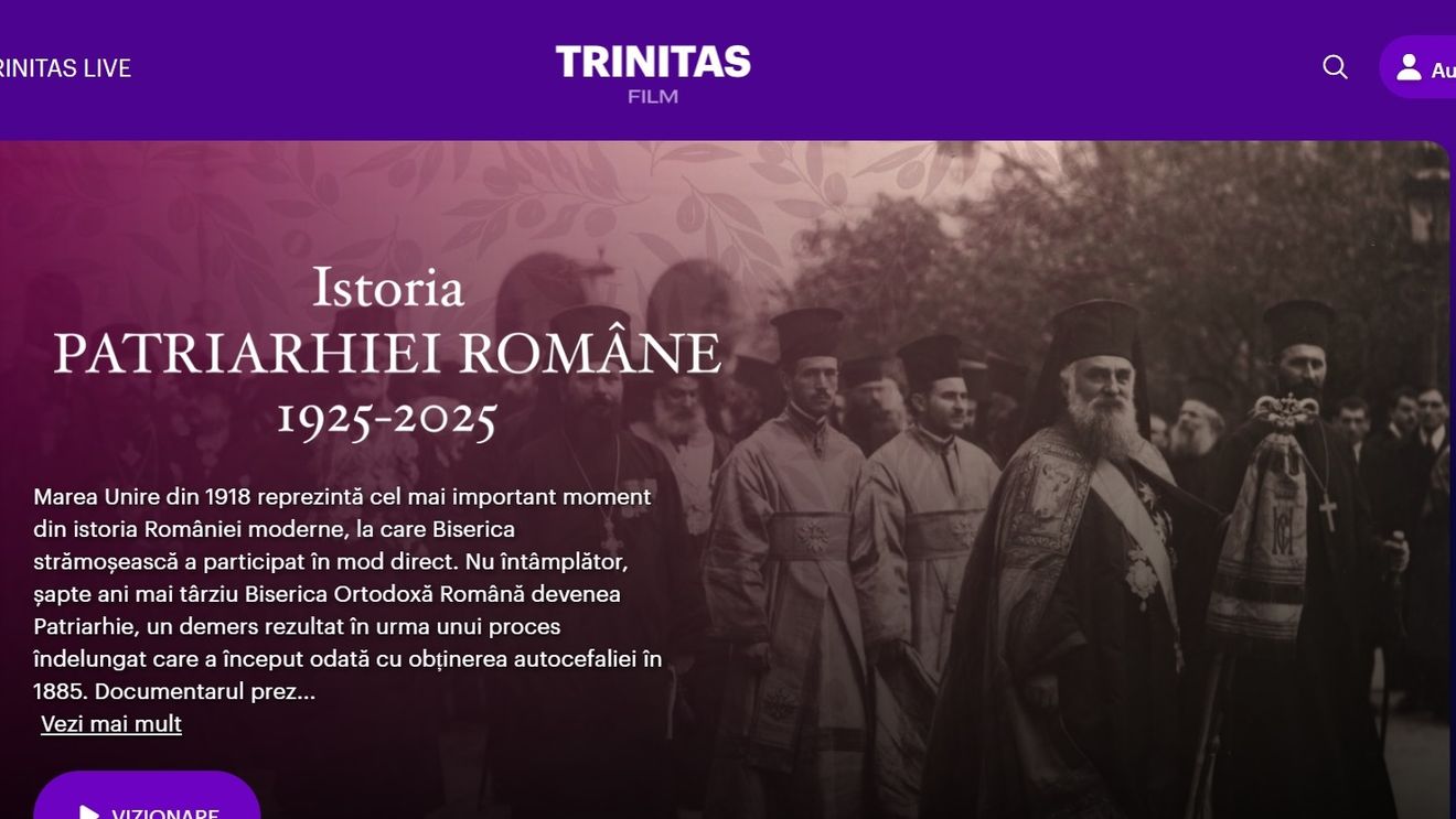 S-a lansat Trinitas Film, prima platformă de streaming cu conținut ...